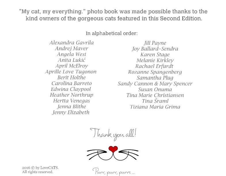 Book 2 - Photo contest winners! | LoveCATS World
